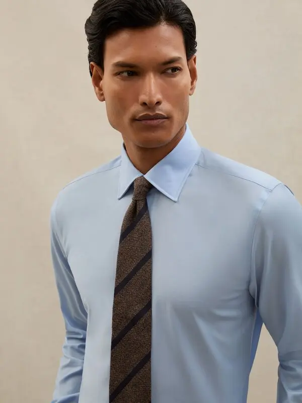 REISS Spy Atelier Wool Regular-fit Shirt