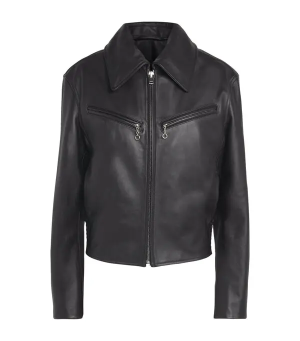 LEMAIRE Boxy Leather Jacket
