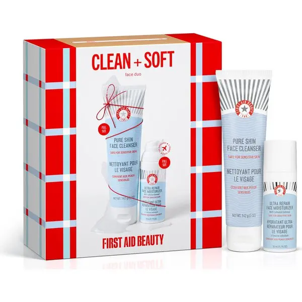 FIRST AID BEAUTY Clean & Soft Face Duo $52 Value