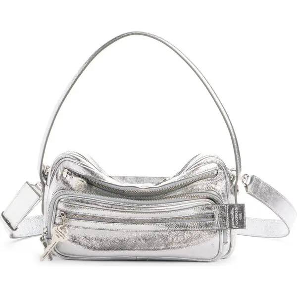 Acne Studios Camero Party Metallic Leather Shoulder Bag