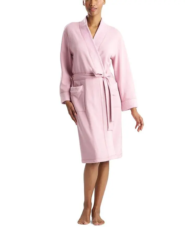 NATORI EDIT Nova Cozy Brushed Knit Dream Robe - Rose Quartz