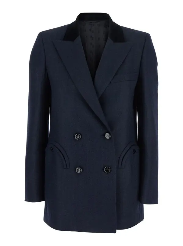BLAZÉ MILANO Maine Double-breasted Wool Jacket