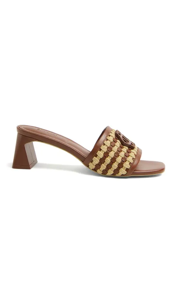 Simkhai Sydney Rope Woven Block Heel - Multi
