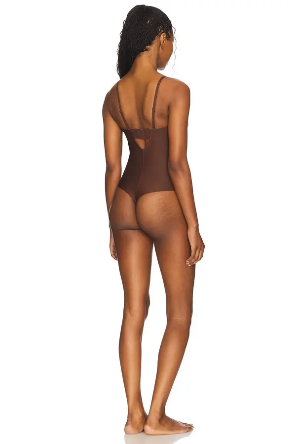 SKIMS Molded Underwire Bodysuit - Cocoa