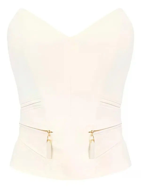 Elisabetta Franchi Zip-detail Top