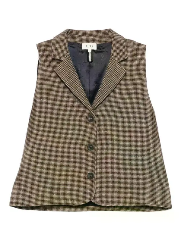 DIEGA Houndstooth Waistcoat