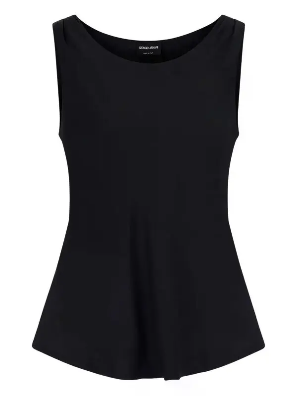 Giorgio Armani Draped Sleeveless Top