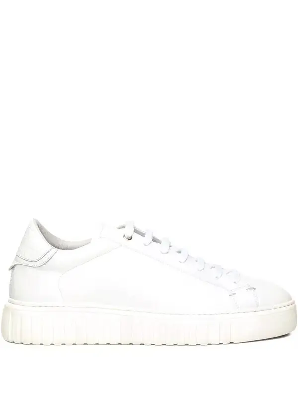 GIULIANO GALIANO Leather Sneakers - White