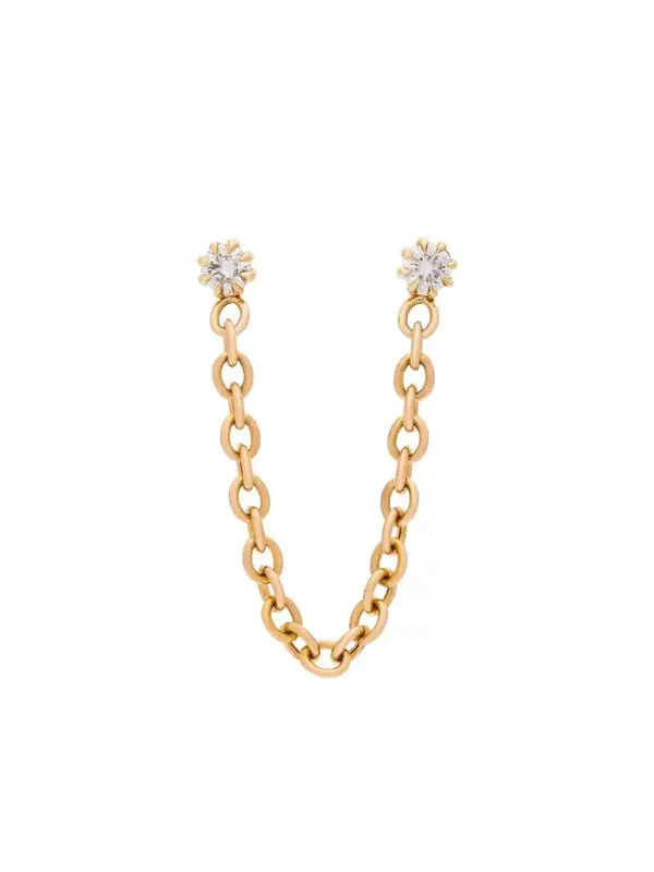 DARA KAYE Waterfall Chain Double Earring