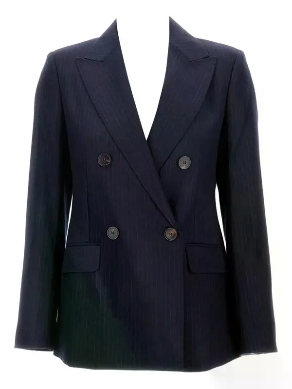 Max Mara Pinstripe Double-breasted Jacket