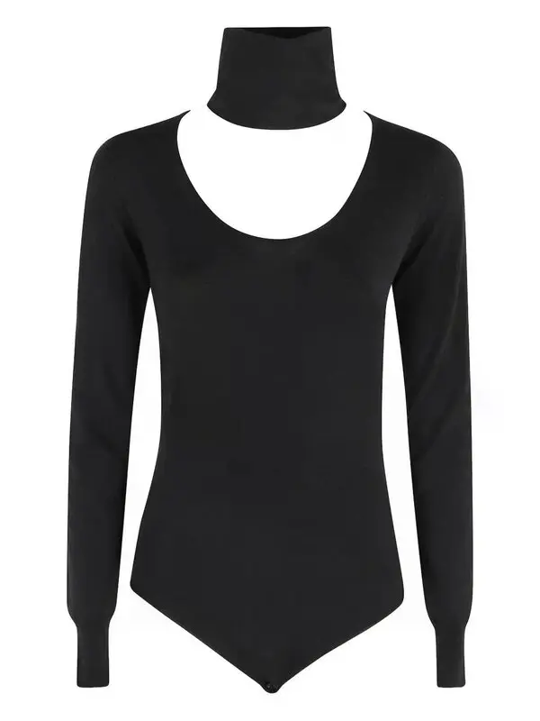 Erika Cavallini Diva Cut-out Roll-neck Bodysuit