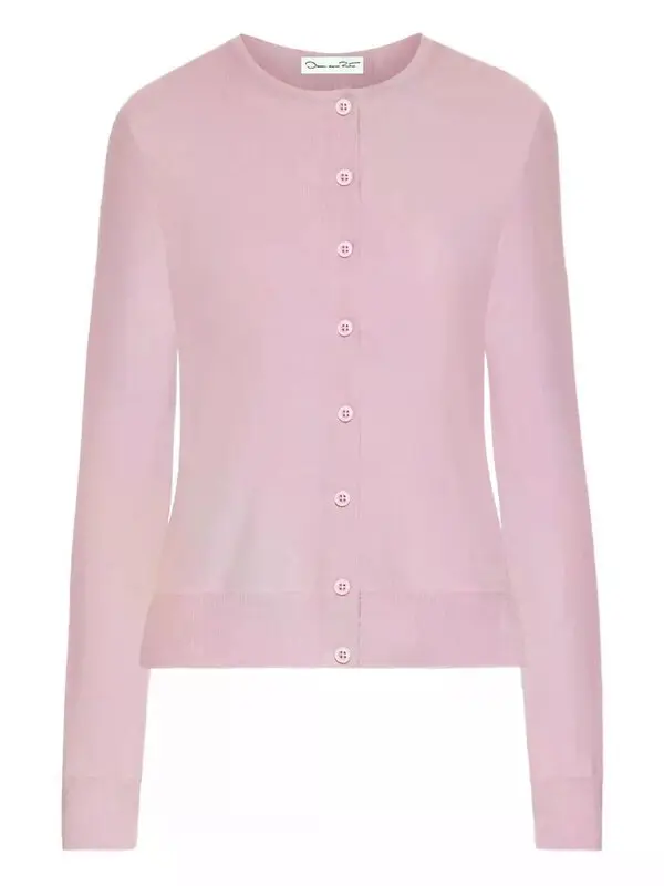 Oscar De La Renta Buttoned Cardigan - Pink