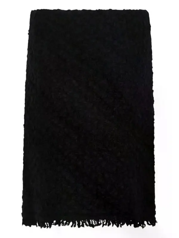 Fabiana Filippi Fringed Skirt - Black