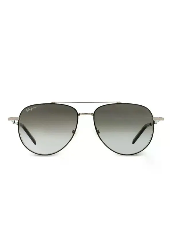 FERRAGAMO Navigator-frame Sunglasses