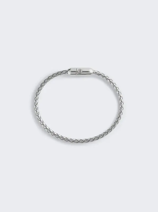 Bottega Veneta Intreccio Sterling Bracelet