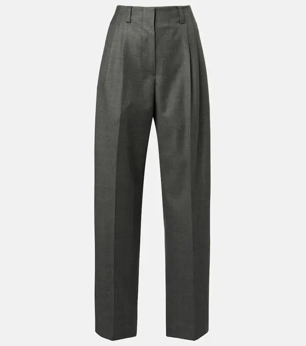 Givenchy Low-rise Wool Wide-leg Pants