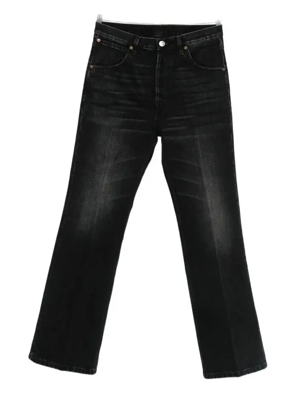 Husbands High-waisted Jeans - Washed Black