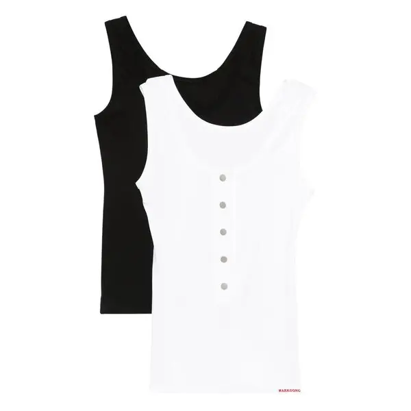 MARKGONG Sleeveless Waistcoat - Multicolor