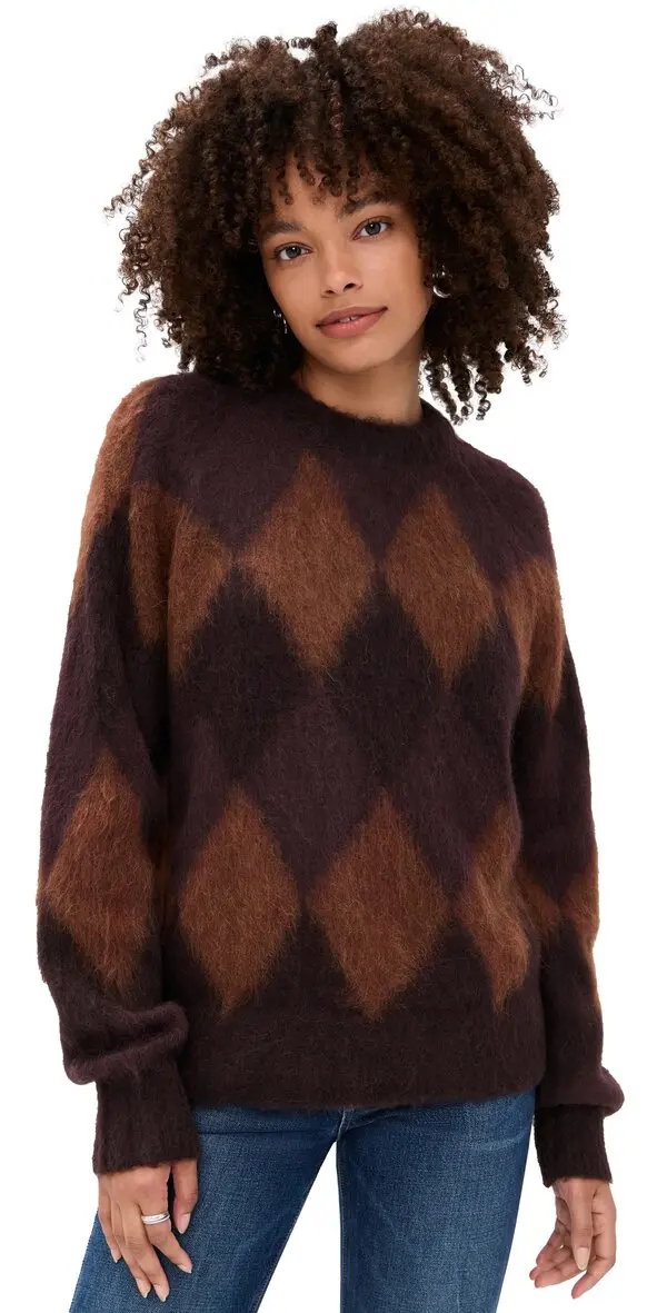 A.L.C. Ezra Argyle Sweater