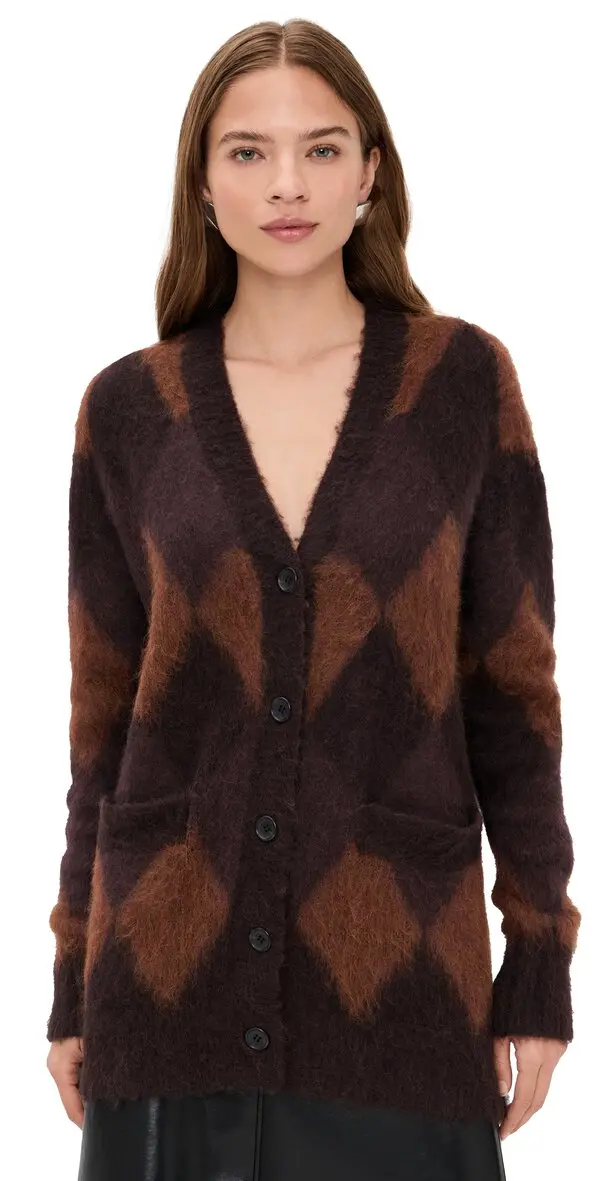 A.L.C. Reid Argyle Cardigan