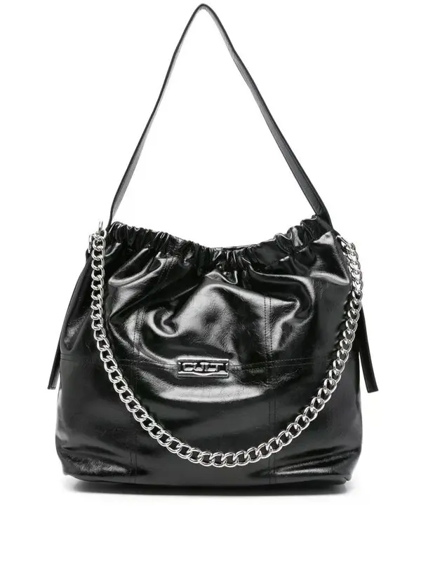 CULT Chain-strap Leather Tote Bag