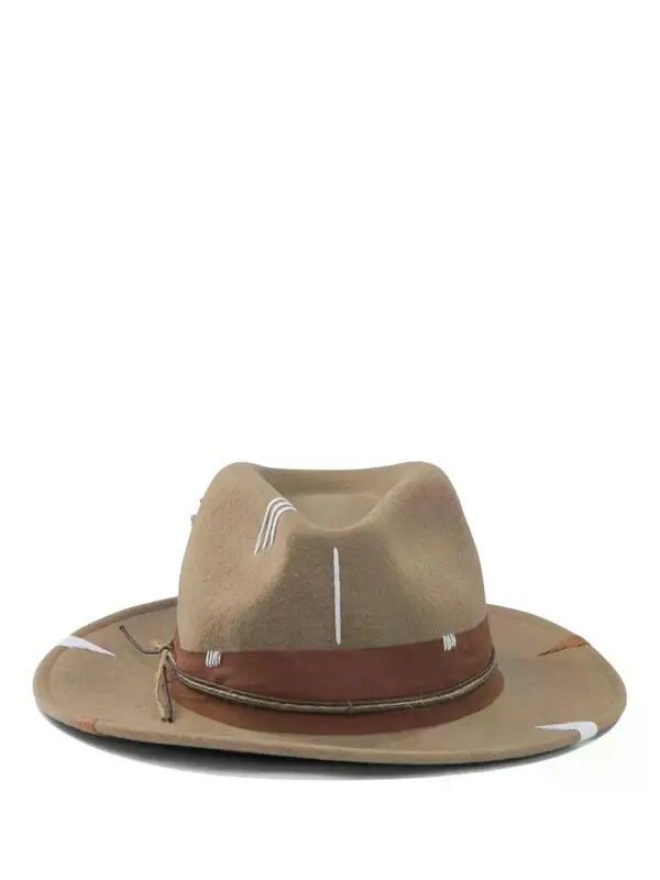 THE HAT GANG Wool Hat With Ribbon Detail