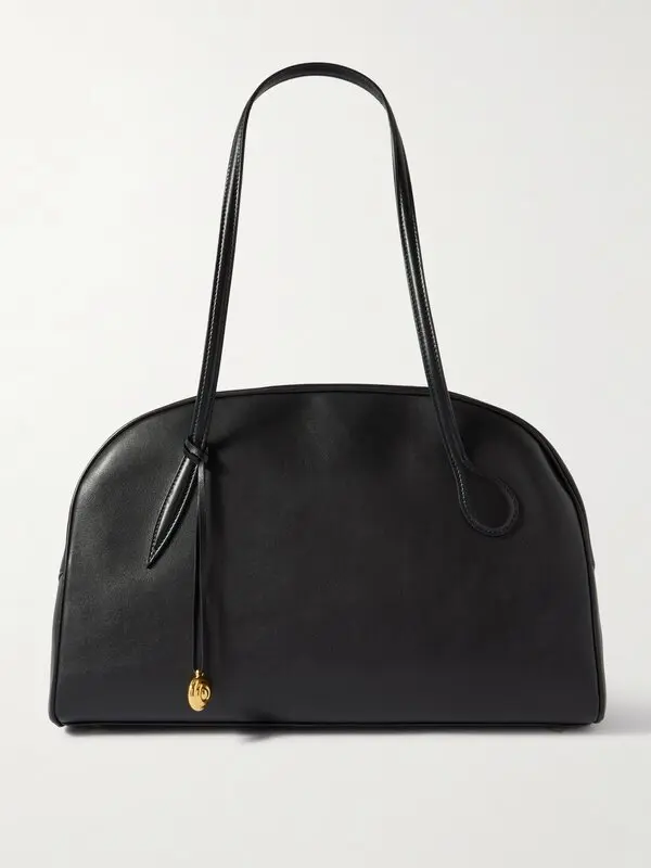 LIFFNER Bowling Embellished Leather Shoulder Bag