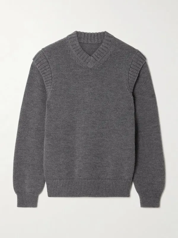 EMILIA WICKSTEAD Merino Wool Sweater - Gray