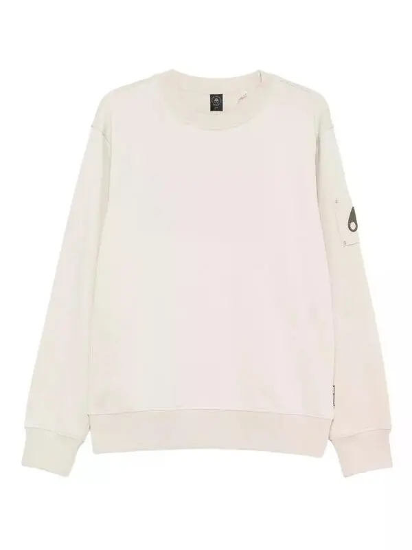 Moose Knuckles Logo-patch Sweatshirt - Neutrals
