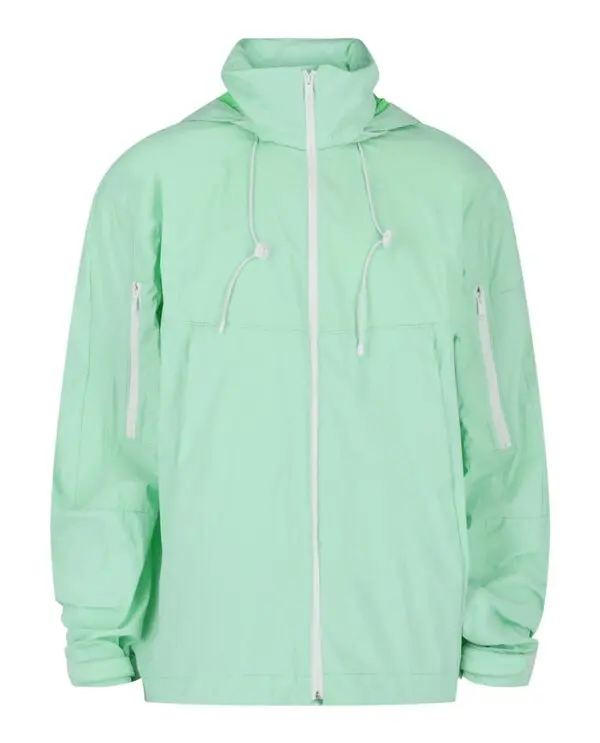 Givenchy Logo Printed Hooded Windbreaker