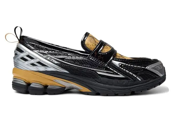 NEW BALANCE 1906l Ganni Snakeskin Sneaker - Fall Leaf/black/silver Metallic