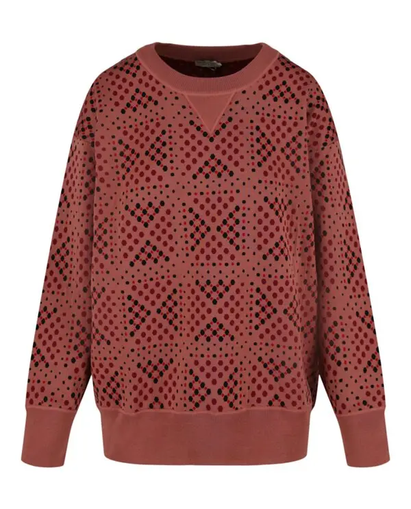 Bottega Veneta Crewneck Polka Dot Sweatshirt