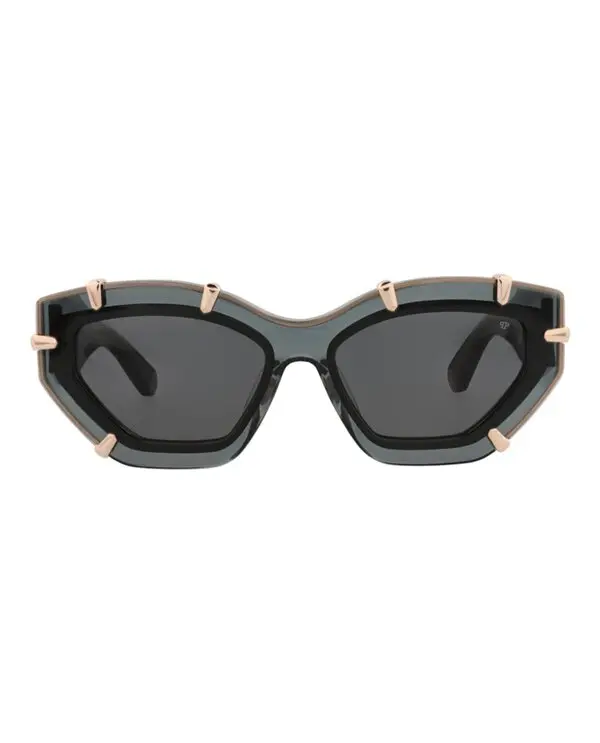 Philipp Plein Acetate Cat Eye Frame Sunglasses
