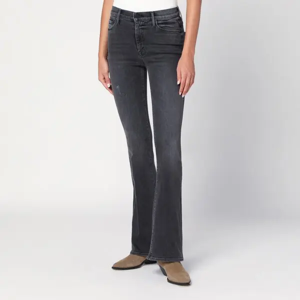MOTHER The Weekender Cropped Jeans - Grey