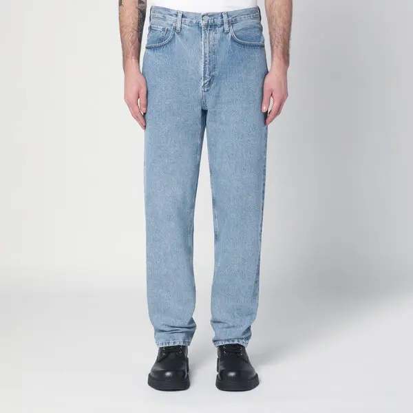 AGOLDE Jeans In Regenerated Denim - Light Blue