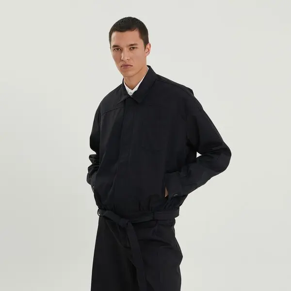1989 STUDIO Short Gabardine Jacket - Blue