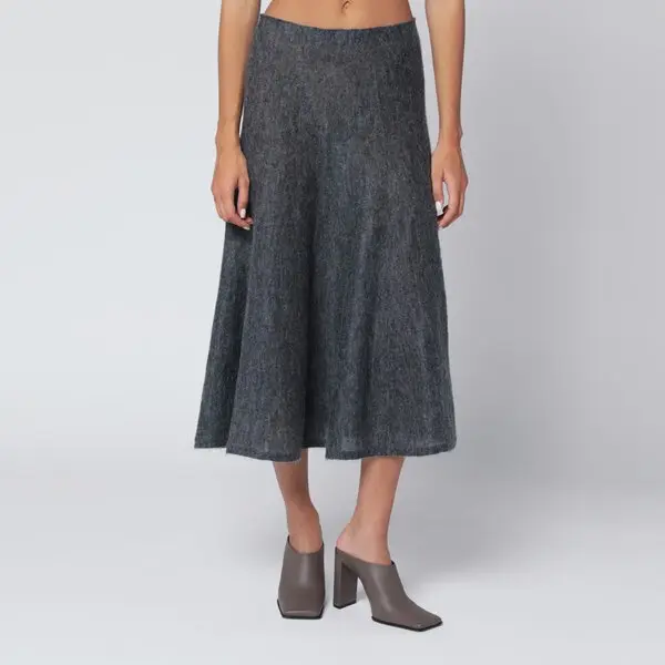 Alaïa Mohair Midi Skirt