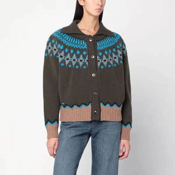 Alanui Fair Isle Cardigan