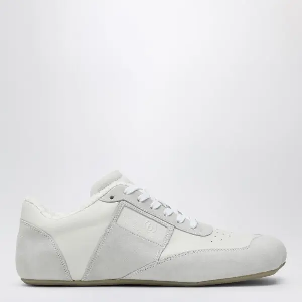 MAISON MARGIELA Leather And Suede Anatomic Sneakers - White