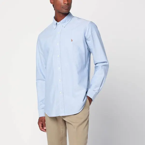 Ralph Lauren Light Oxford Shirt Custom-fit - Blue