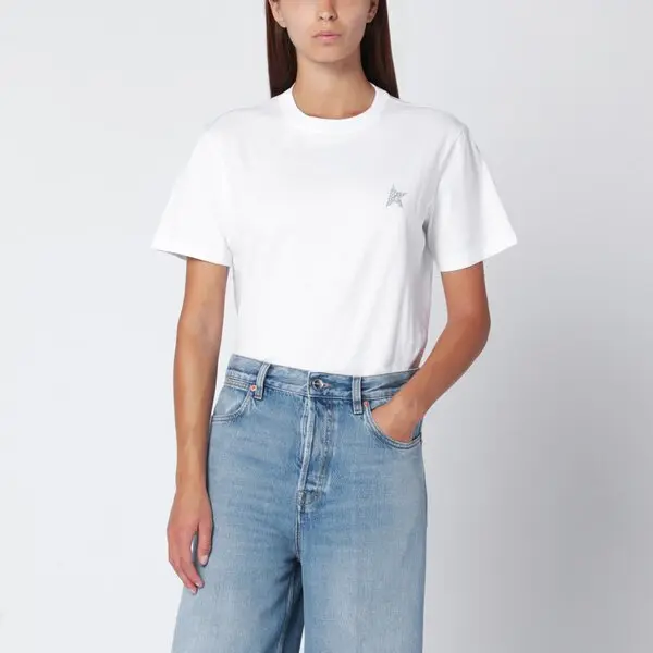 Golden Goose Cotton Crew-neck T-shirt - White