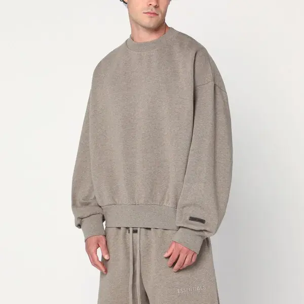Fear Of God Brushed Cotton Sweatshirt - Grey