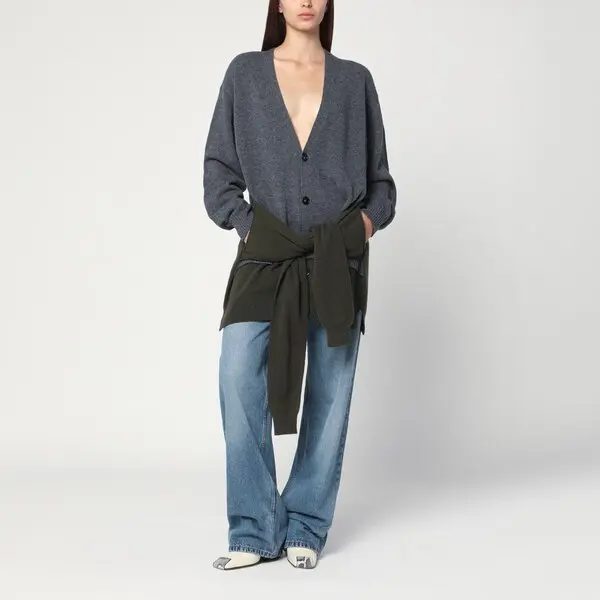 Stella McCartney Long Cardigan With Crossed Sleeves