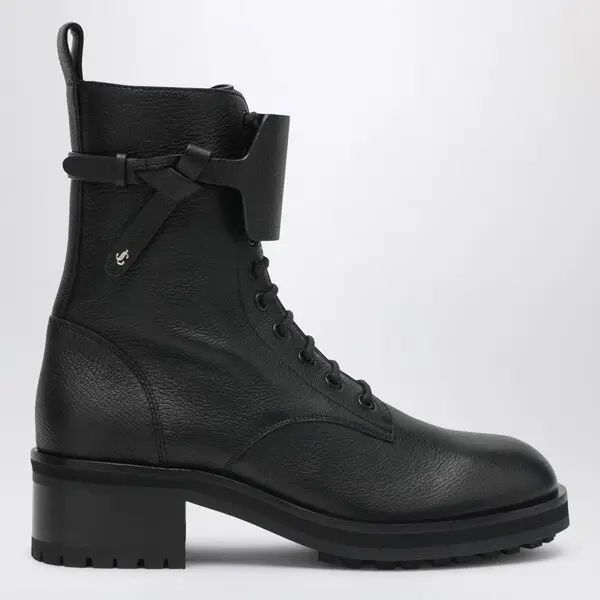 JIMMY CHOO Leather Ankle Boots