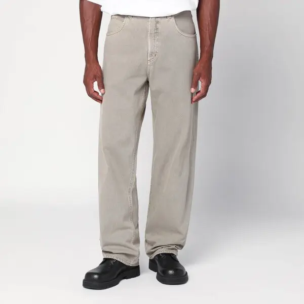 AGOLDE Jeans In Regenerated Denim - Beige