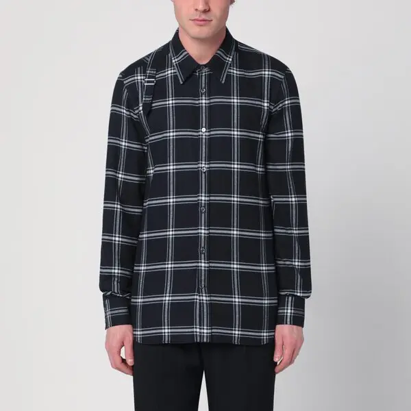 Alexander McQueen Cotton Flannel Checkered Shirt