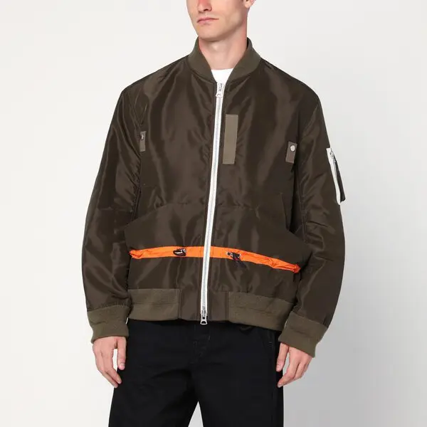 Sacai Nylon Twill Jacket - Green