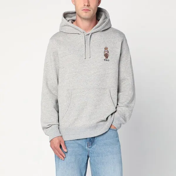 Ralph Lauren Polo Bear Fleece Hoodie - Grey
