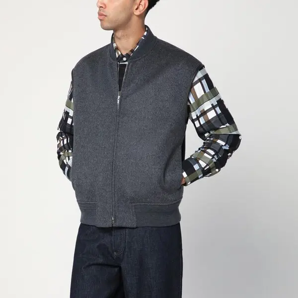 Bottega Veneta Wool Zip-up Gilet - Grey