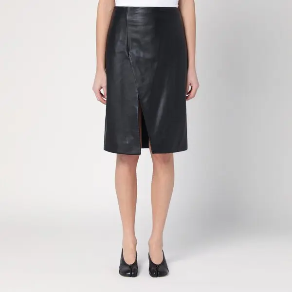 LOULOU STUDIO Akare Leather Skirt - Black